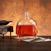 China Hot Stamping High Quantity Whiskey Vodka Glass Bottles with Customizable Sealing Type for sale