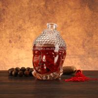 China 350ml 500ml Bottle for Whiskey Gin Liquor Featuring Aluminum Plastic PP Collar for sale