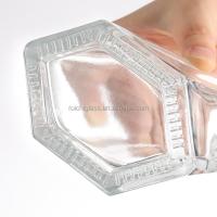 China Super Flint Glass Unique Shape 500ml 750ml Liquor Beverage Bottle with Logo and Cap for sale