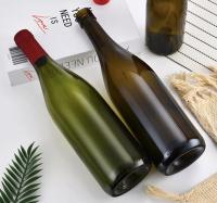 China Antique Green 750ML Champagne Sparkling Wine Glass Bottle with Customize Sealing Type for sale