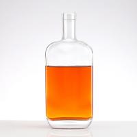 China 1000ml Glass Bottle with Cork for Brandy Super Flint Glass Hot Item for sale