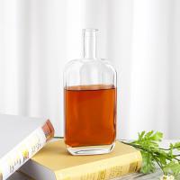 China 1000ml Glass Bottle with Cork for Brandy Super Flint Glass Hot Item for sale