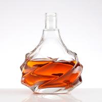 China 500ml Brandy Whisky Glass Bottle for Liquor Unique Design and Customize Sealing Type for sale