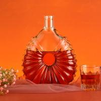 China Base Material Super Flint Glass Liquor Bottle for XO Brandy Classic Design at Best for sale
