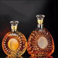 China Super Flint Glass Sealing Type 350ml 500ml 700ml 750ml Customized Wine Bottle for Liquor for sale