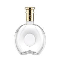 China Industrial Beverage 700ml Glass Vodka Whisky Bottle with Aluminum Plastic PP Collar for sale