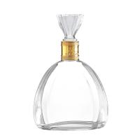 China Shandong Rich 750ml France XO Glass Spirit Brandy Bottles with Super Flint Glass for sale