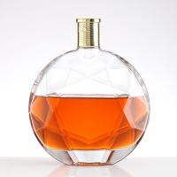 China Super Flint Glass Bottle 700ml/750ml Capacity for Top-Grade Vodka Whisky Tequila Gin for sale