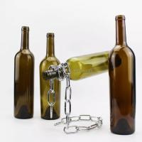 China Super Flint Glass Material 750ml Clear Green Glass Champagne Bottle for Soda for sale
