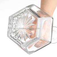 China 500ml 750ml Luxury Shaped Bottle with Cap Made of Super Flint Glass Material for sale