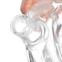 China Liquor Wine Whisky Vodka Tequila Bottle with Aluminum Plastic PP Collar Material for sale