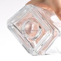 China 350ml 500ml Shaped Bottle for Whiskey Gin Liquor Hot Stamping Surface Coated Treatment for sale