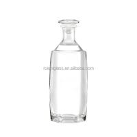 China 350ml 500ml Shaped Bottle for Whiskey Gin Liquor Hot Stamping Surface Coated Treatment for sale