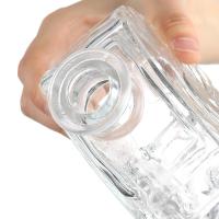 China Luxury Whisky Bottle with Hot Stamping Surface Handling Tall Thin Design for sale