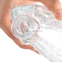 China 350ml 500ml 750ml Sailboat Shaped Glass Bottle with Cap Hot Stamped Smooth Surface for sale
