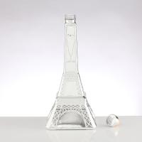 China Hot Stamping Surface Handling Customize Sealing Type Eiffel Tower Glass Bottle for XO Brandy for sale