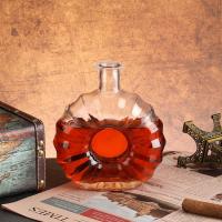 China Aluminum Plastic PP Collar Clear Glass Bottle 51cm Length for Cocktails and Wine for sale