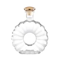 China Aluminum Plastic PP Collar Clear Glass Bottle 51cm Length for Cocktails and Wine for sale