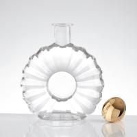 China Aluminum Plastic PP Collar Clear Glass Bottle 51cm Length for Cocktails and Wine for sale