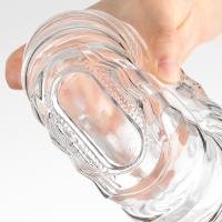 China Aluminum Plastic PP Collar Clear Glass Bottle 51cm Length for Cocktails and Wine for sale