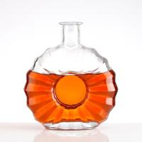 China Aluminum Plastic PP Collar Clear Glass Bottle 51cm Length for Cocktails and Wine for sale