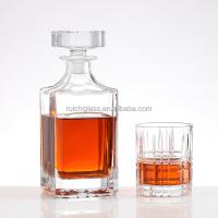 China 500ml 750ml Frosted Wine Glass Vodka Bottle with Cap Collar Material Aluminum Plastic PP for sale