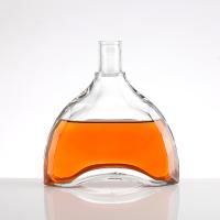 China Aluminum Plastic PP Collar Material 700ml Brandy Glass Bottle for Custom Design Beverage for sale