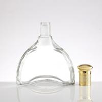 China Aluminum Plastic PP Collar Material 700ml Brandy Glass Bottle for Custom Design Beverage for sale