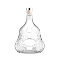 China Aluminum Plastic PP Collar Material Beverage Glass Bottle for Vodka Whisky Spirit Liquor for sale