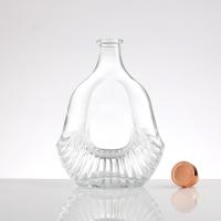 China Hot Stamping 2022 Professional 200ml Clear Flat Glass Flask Bottle for Whisky Bottle for sale