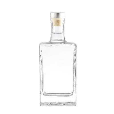 China 380ml Flint Rum Wine Vodka Spirits Alcoholic Liquor Bottle with Customize Sealing Type for sale