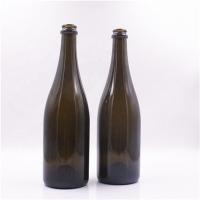 China 750ml Wine Glass Bottle for Clear Champagne Sparkling Wine Made of Super Flint Glass for sale