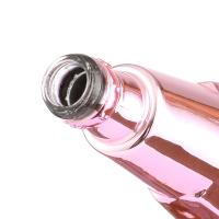 China Vodka Glass Bottle with Cork and Hot Stamping Surface 100ml 200ml 375ml 500ml 750ml for sale
