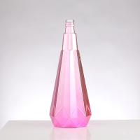 China Vodka Glass Bottle with Cork and Hot Stamping Surface 100ml 200ml 375ml 500ml 750ml for sale