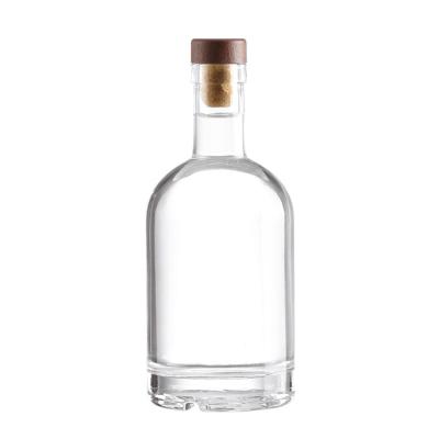 China Distillery for 750ml Wine Vodka Whisky Liquor Glass Bottles Made of Super Flint Glass for sale