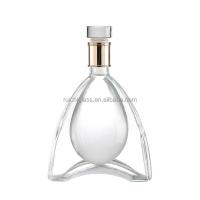 China Customizable Whisky Bottles with Caps in Various Shapes and Super Flint Glass Material for sale