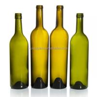 China Body Material Super Flint Glass Customized OEM Painting Color Wine Bottle with Labels for sale