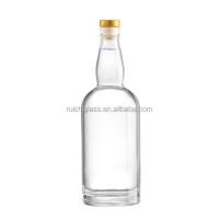 China 500ml and 750ml Glass Bottle with Cork Latest Addition to Your Bar Collection for sale