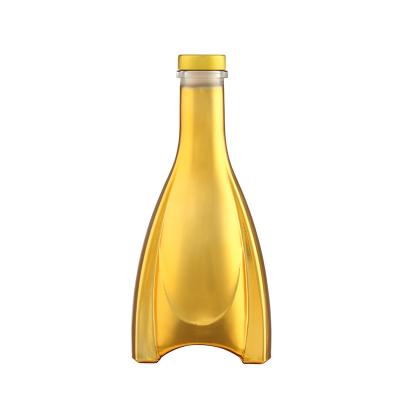 China 500ml Electrated Sparkling Wine Champagne Glass Bottle with Metal Labels by Fancy for sale