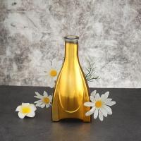 China 500ml Electrated Sparkling Wine Champagne Glass Bottle with Metal Labels by Fancy for sale