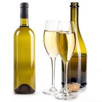 China Aluminum Plastic PP Collar 500ml 750ml 1000ml Clear Glass Wine Bottle for Soda for sale