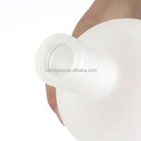 China Super Flint Glass 700ml Frosted Vodka Bottle with Top Grade Custom Printing Logo for sale