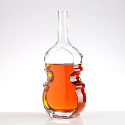 China Custom Glass Bottles for Brandy Tequila Gin Liquor 500ml 700ml 750ml Screw Cap Cork for sale