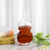 China Custom Glass Bottles for Brandy Tequila Gin Liquor 500ml 700ml 750ml Screw Cap Cork for sale