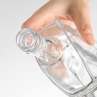 China Custom Glass Bottles for Brandy Tequila Gin Liquor 500ml 700ml 750ml Screw Cap Cork for sale