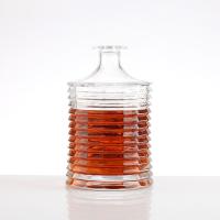 China Hot Stamping Customized Label 500ml 700ml 750ml Alcohol Drink Liquor Wine Glass Bottle for sale