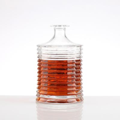China Hot Stamping Customized Label 500ml 700ml 750ml Alcohol Drink Liquor Wine Glass Bottle for sale