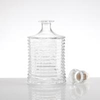China Hot Stamping Customized Label 500ml 700ml 750ml Alcohol Drink Liquor Wine Glass Bottle for sale