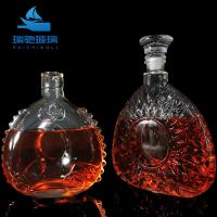 China Customize Sealing Type 500ml 700ml 750ml Whiskey Glass Vodka Bottle Empty Spirit Glass Bottle for sale