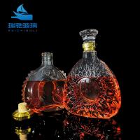 China Customize Sealing Type 500ml 700ml 750ml Whiskey Glass Vodka Bottle Empty Spirit Glass Bottle for sale